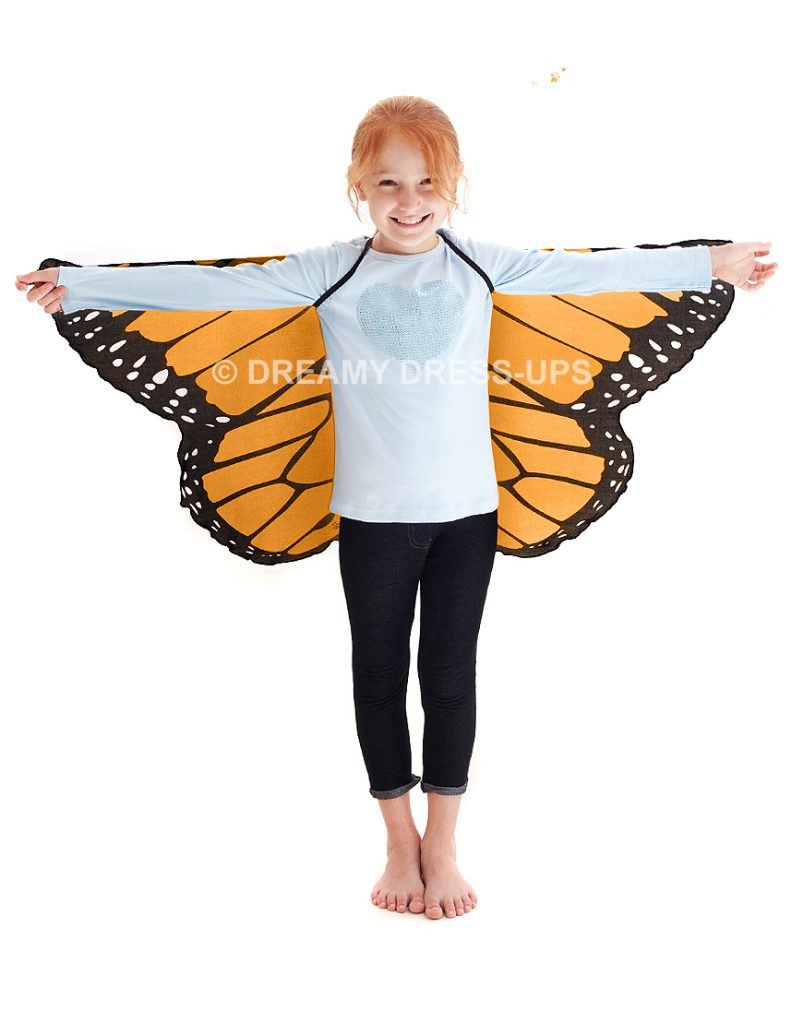 Orange Monarch Butterfly Fantasy Wings - Douglas Toys