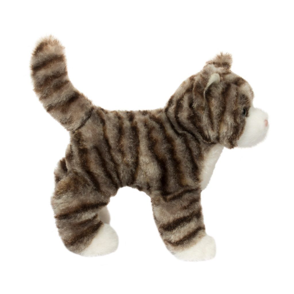 Zigby Gray Stripe Cat - Douglas Toys