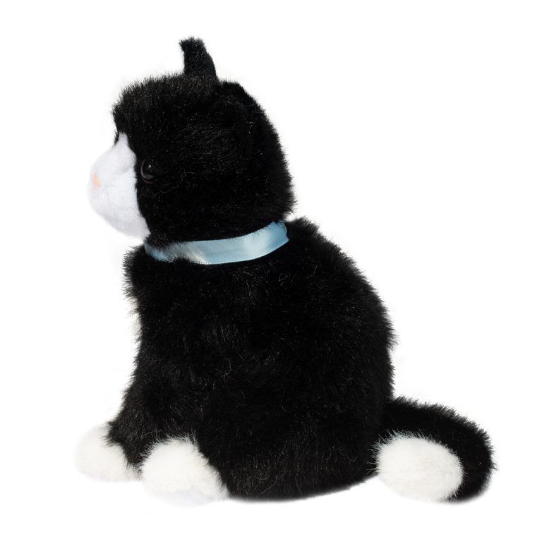 Mini Black & White Cat - Douglas Toys