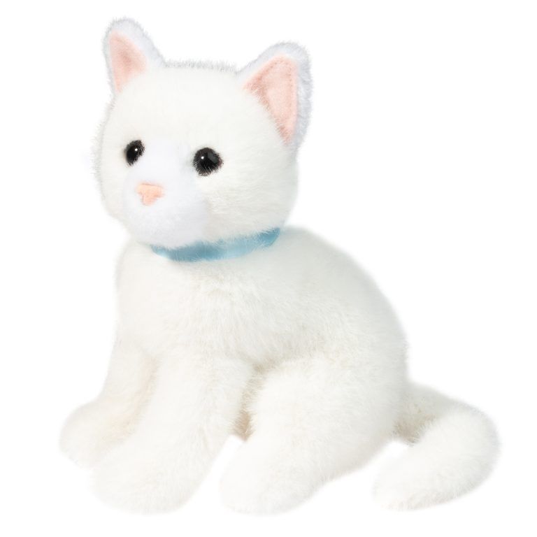 Mini White Cat - Douglas Toys