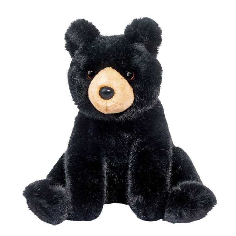 Woodsie Black Bear Super Soft - Douglas Toys