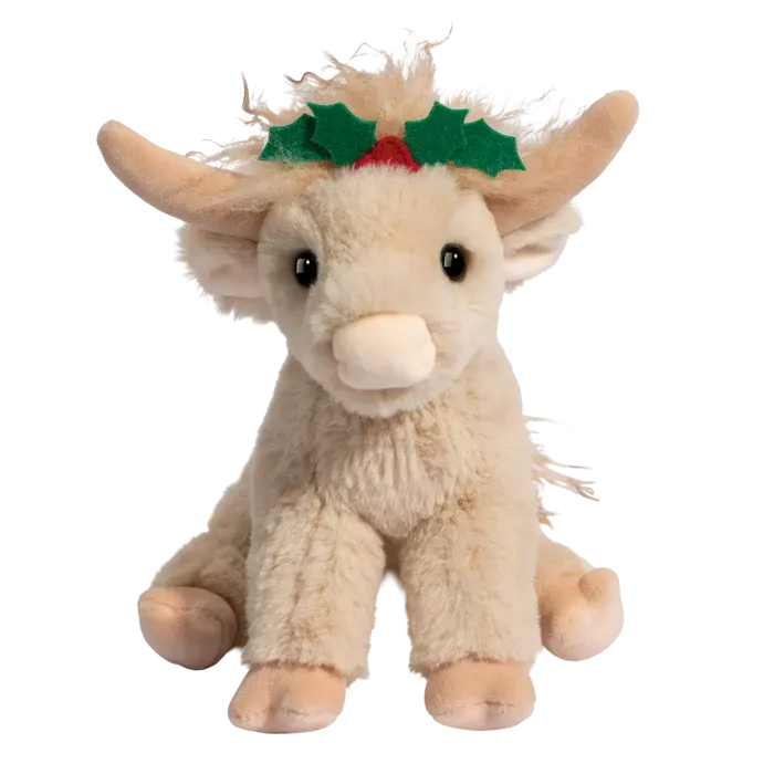 Laddie Holiday Highland Cow Mini Soft - Douglas Toys